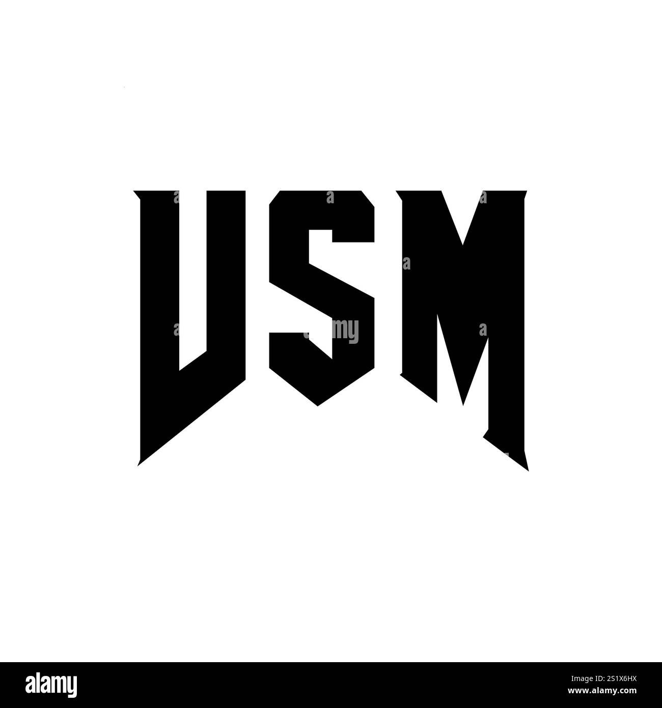 VSM letter logo design for technology company. VSM logo design black ...