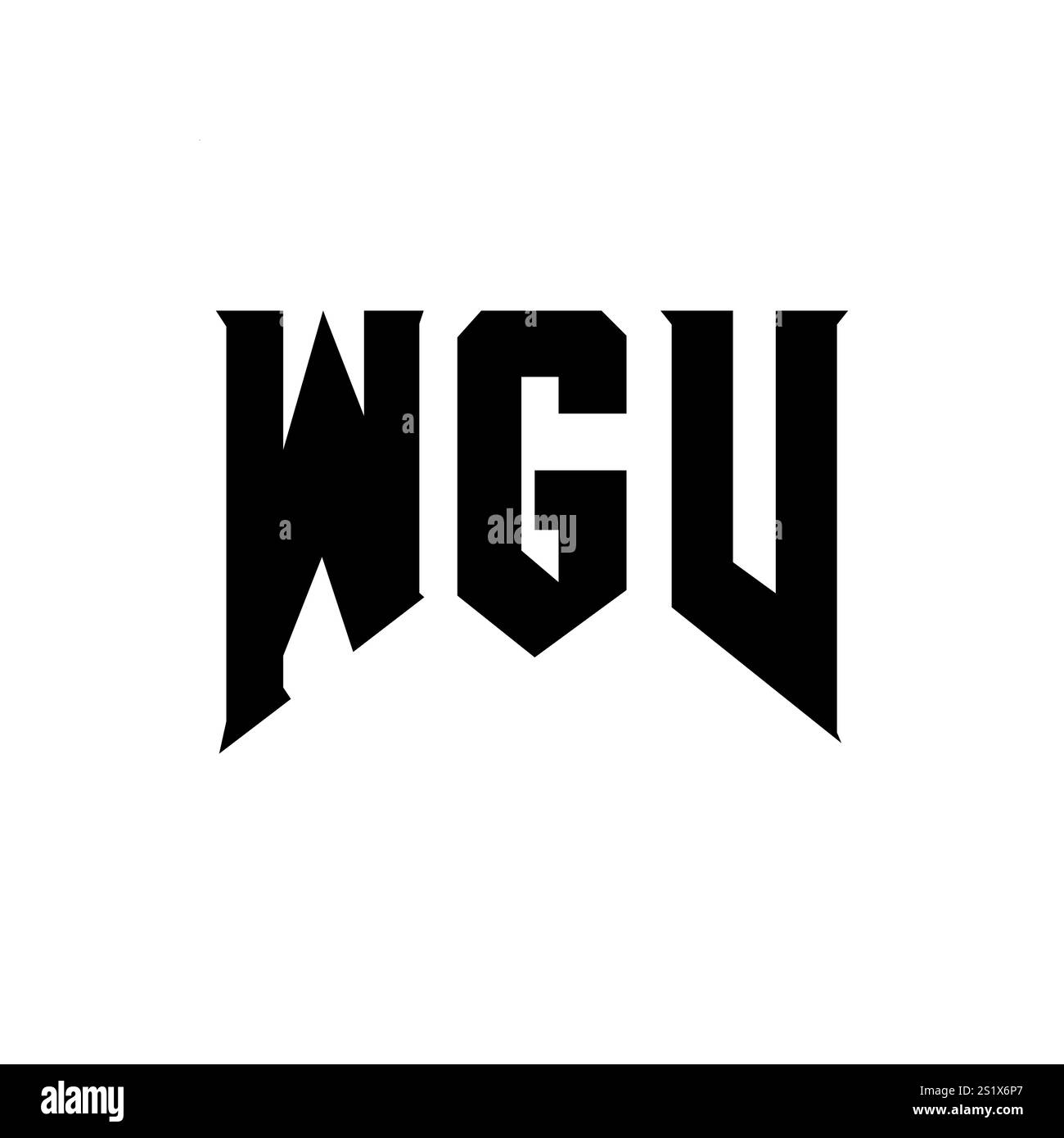 WGV letter logo design for technology company. WGV logo design black ...