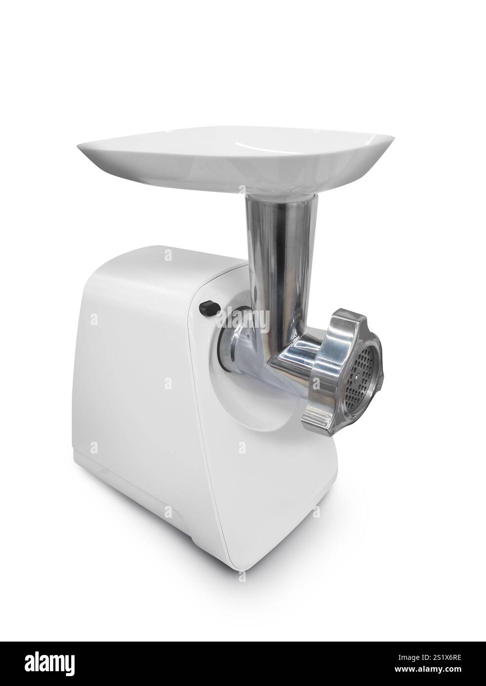 Electric meat grinder isolated on transparent background. Modern ...