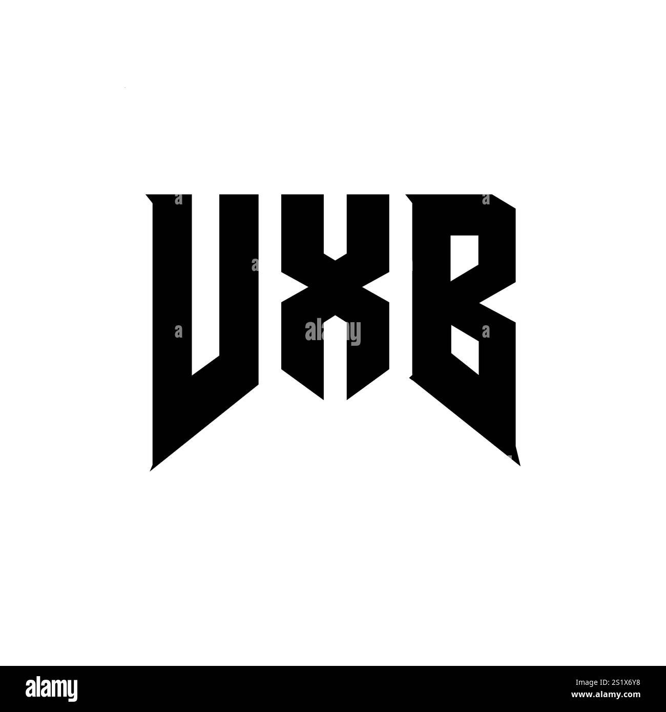 Vxb logo design hi-res stock photography and images - Alamy