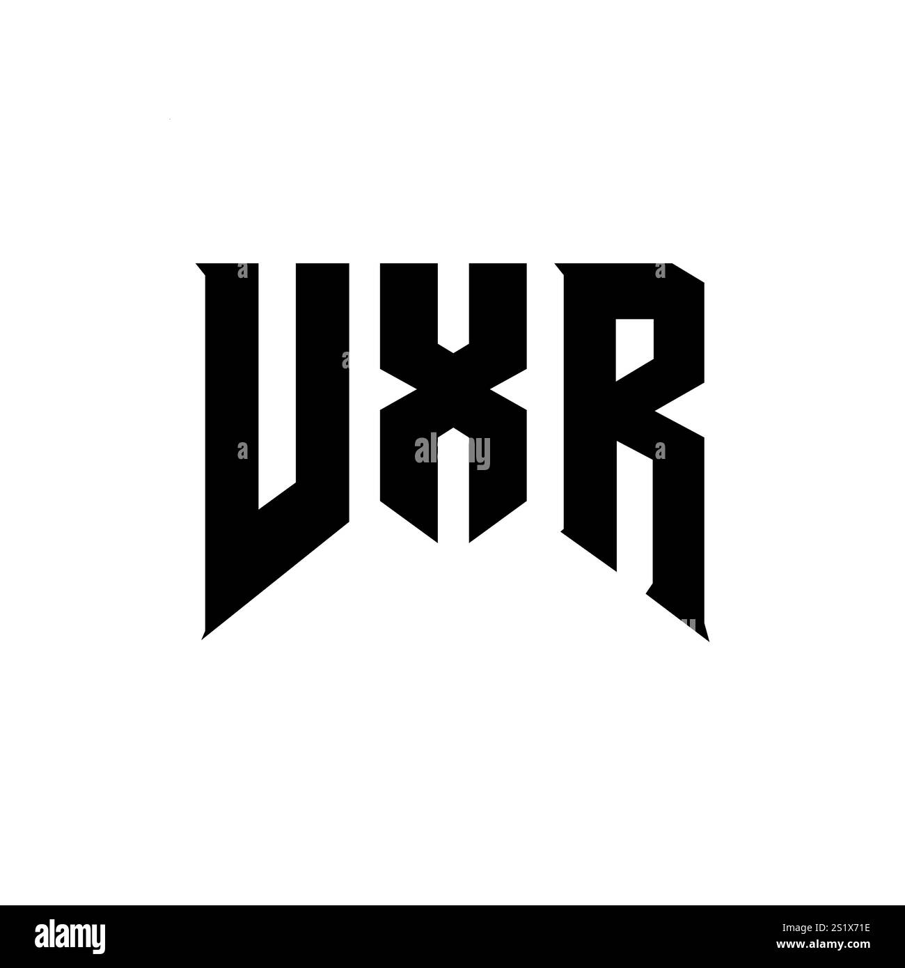 VXR letter logo design for technology company. VXR logo design black ...