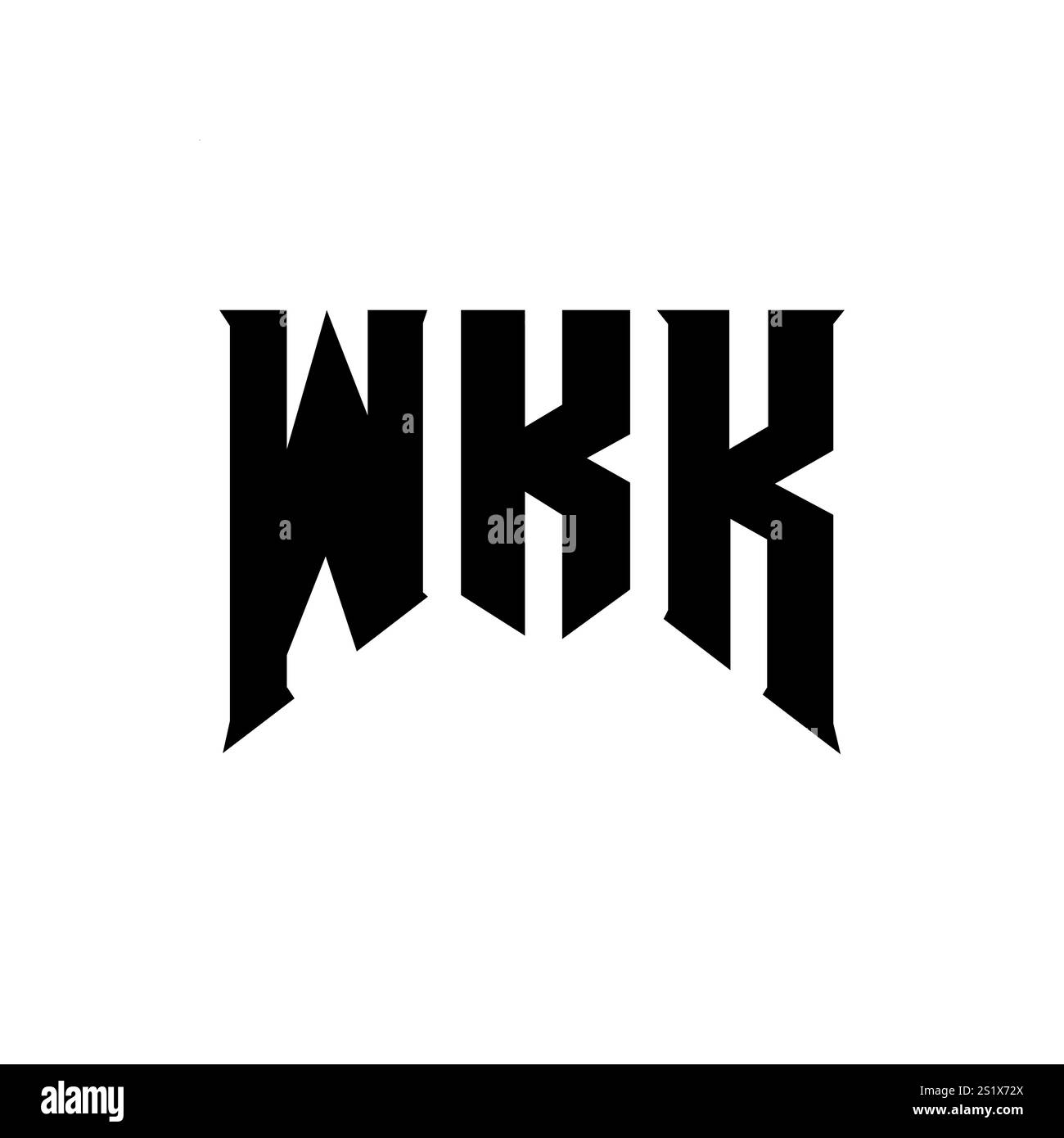 Wkk logo design hi-res stock photography and images - Alamy