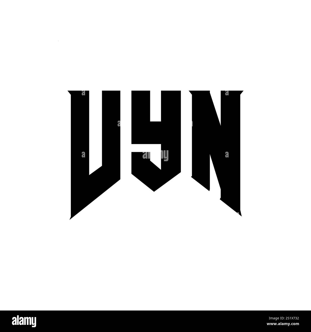 VYN letter logo design for technology company. VYN logo design black ...