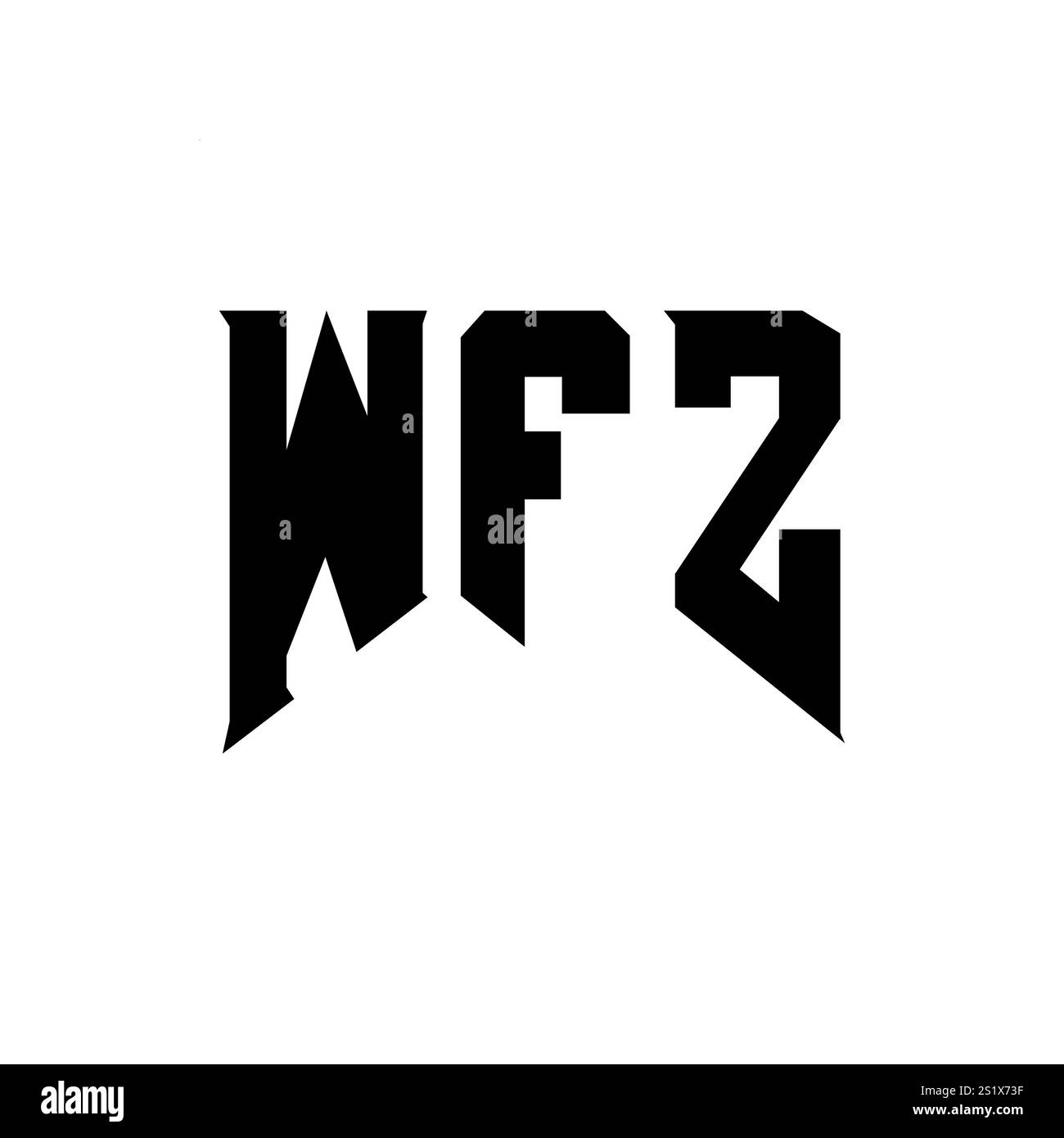 Wfz logo design hi-res stock photography and images - Alamy