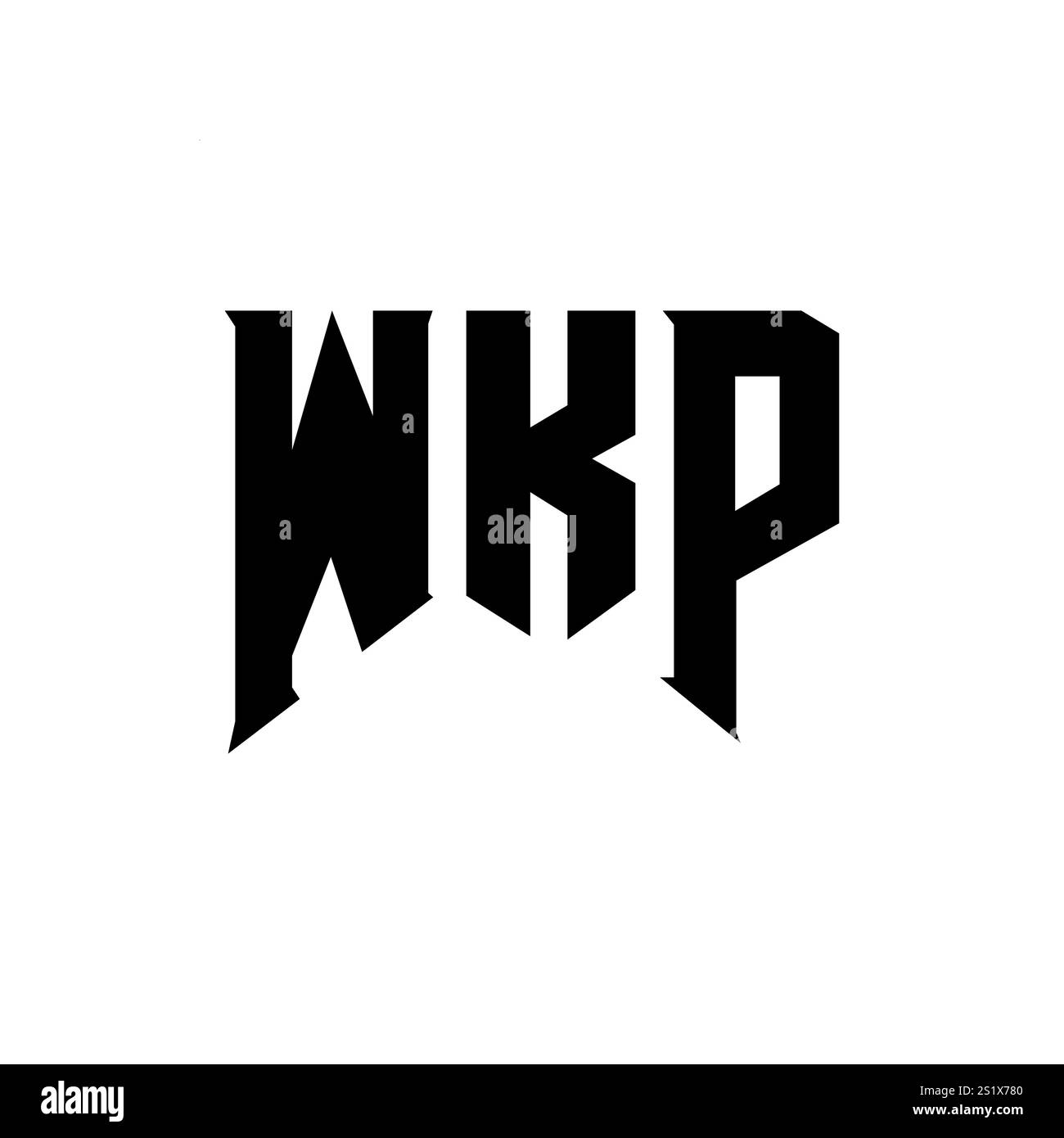 Wkp logo design hi-res stock photography and images - Alamy