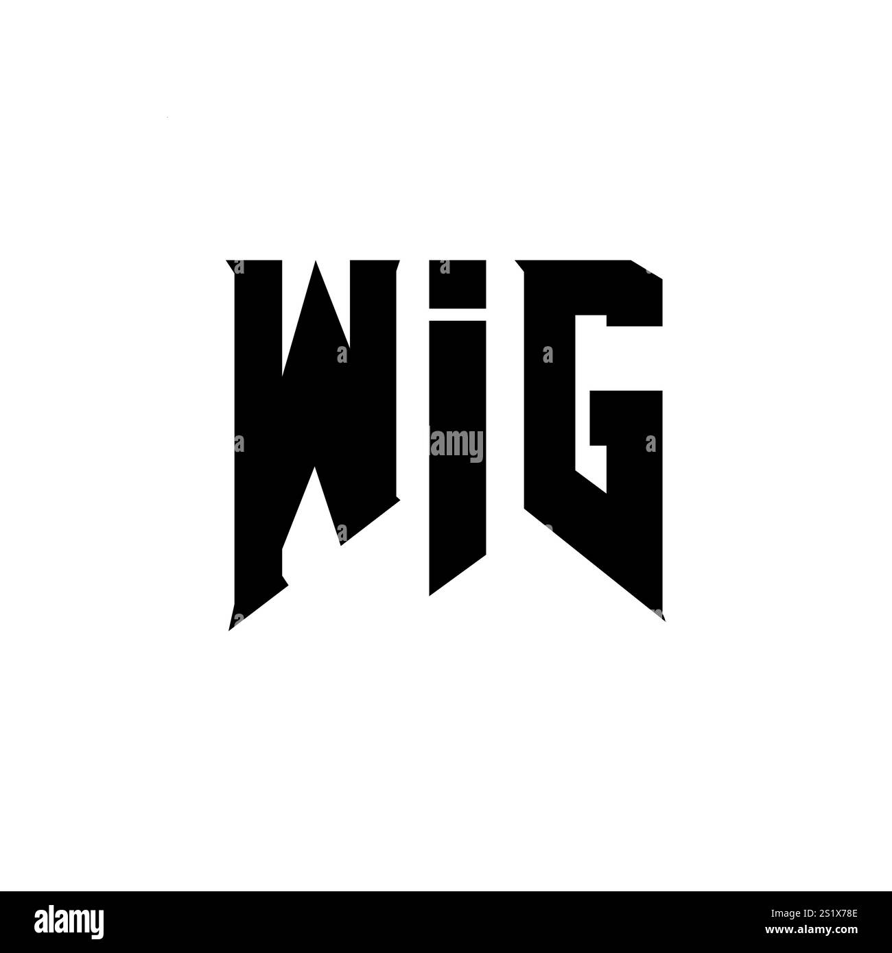 Wig technology company logo hi-res stock photography and images - Alamy
