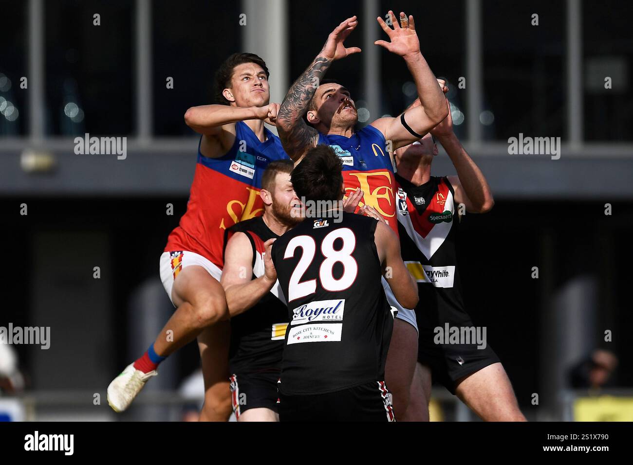 BENALLA, AUSTRALIA 4 May 2024. Australian Rules Football, Goulburn ...