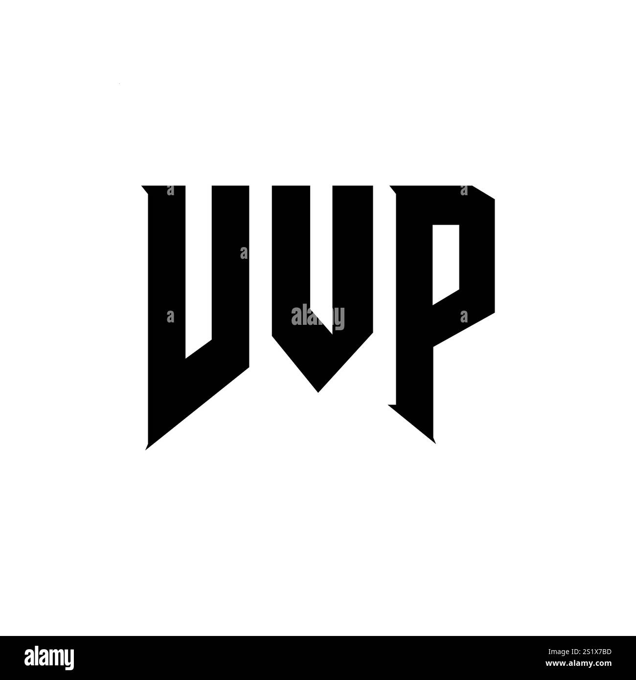 VVP letter logo design for technology company. VVP logo design black and white color combination ...
