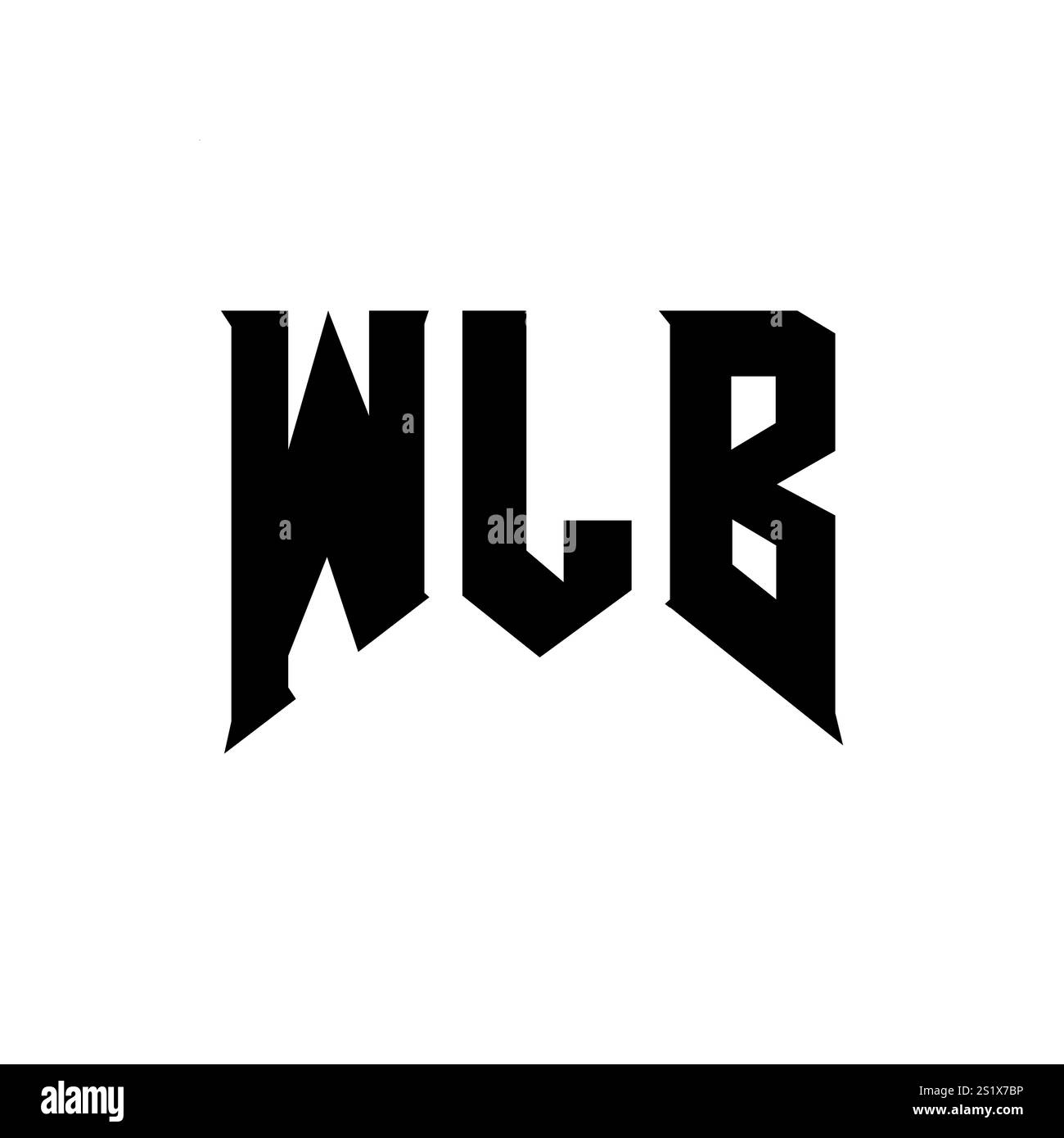 Wlb logo design hi-res stock photography and images - Alamy