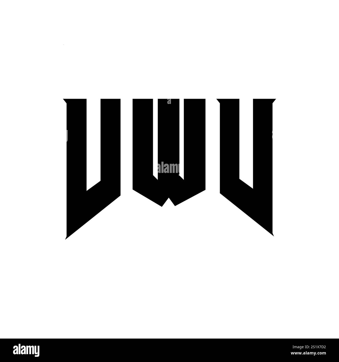 Vwv logo design hi-res stock photography and images - Alamy