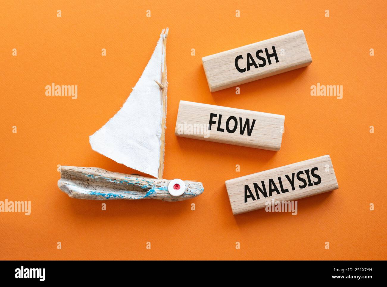 Cash Flow Analysis symbol. Concept words Cash Flow Analysis on wooden ...