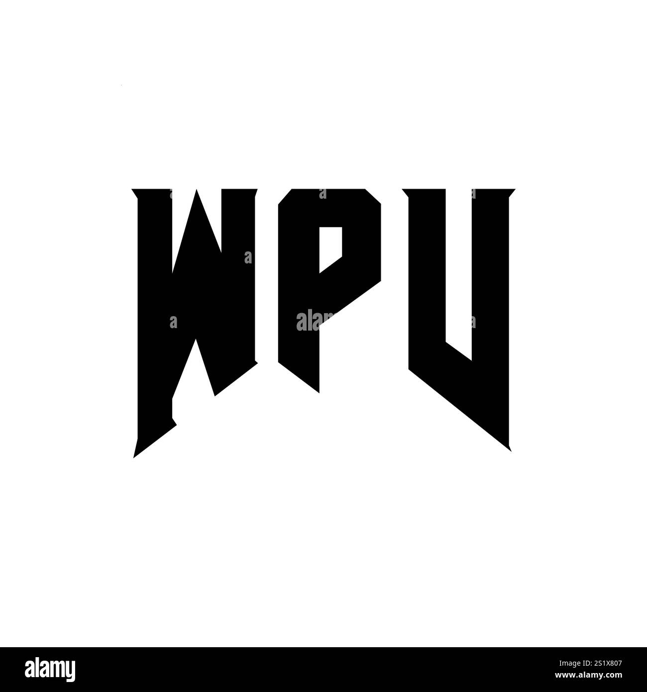 WPV letter logo design for technology company. WPV logo design black ...