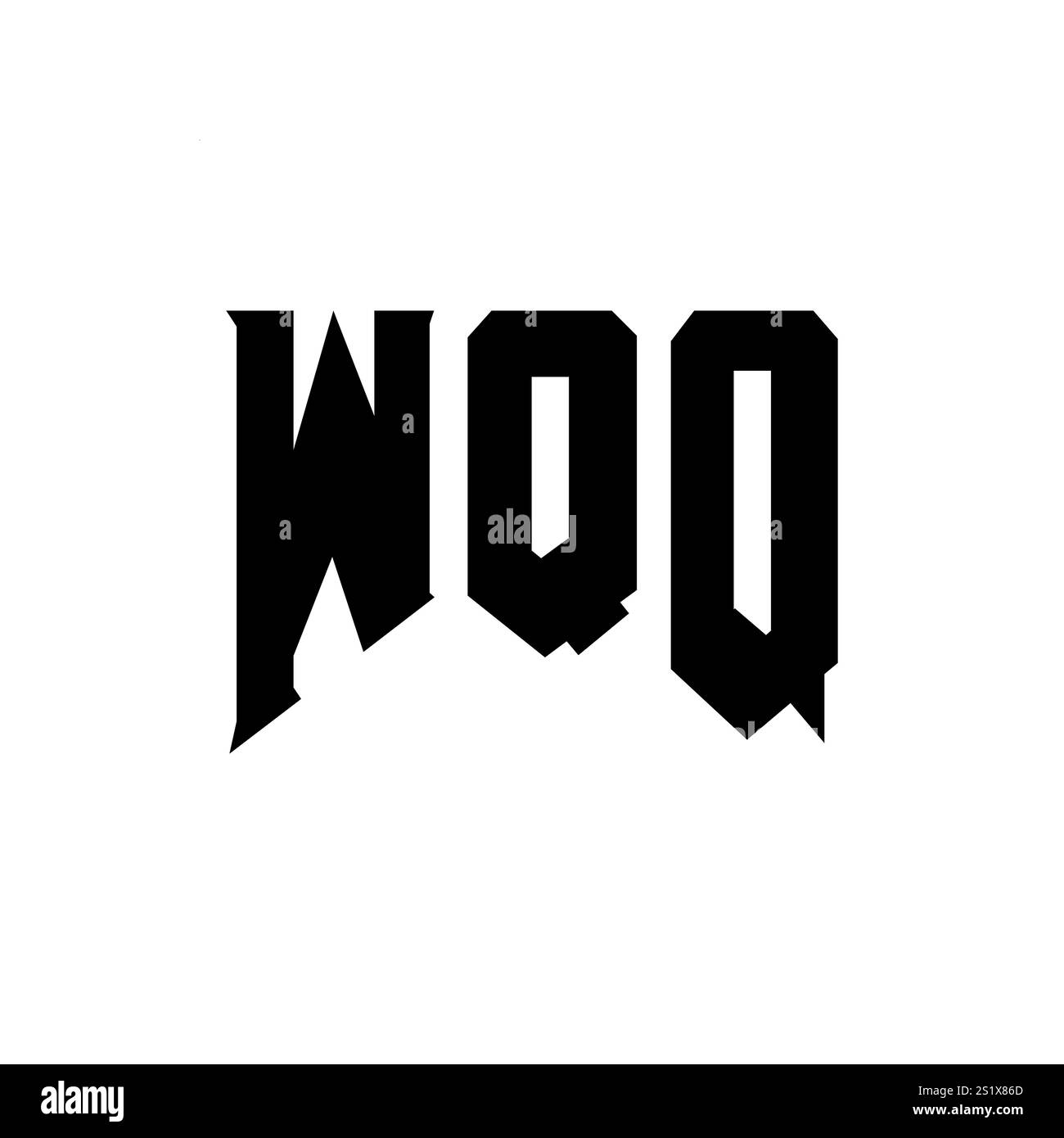 Wqq logo design hi-res stock photography and images - Alamy