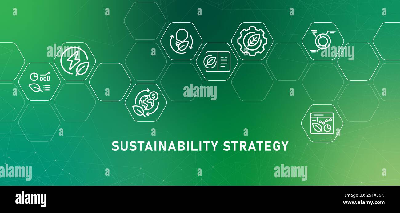 Sustainability Strategy gradient header business government solution ...