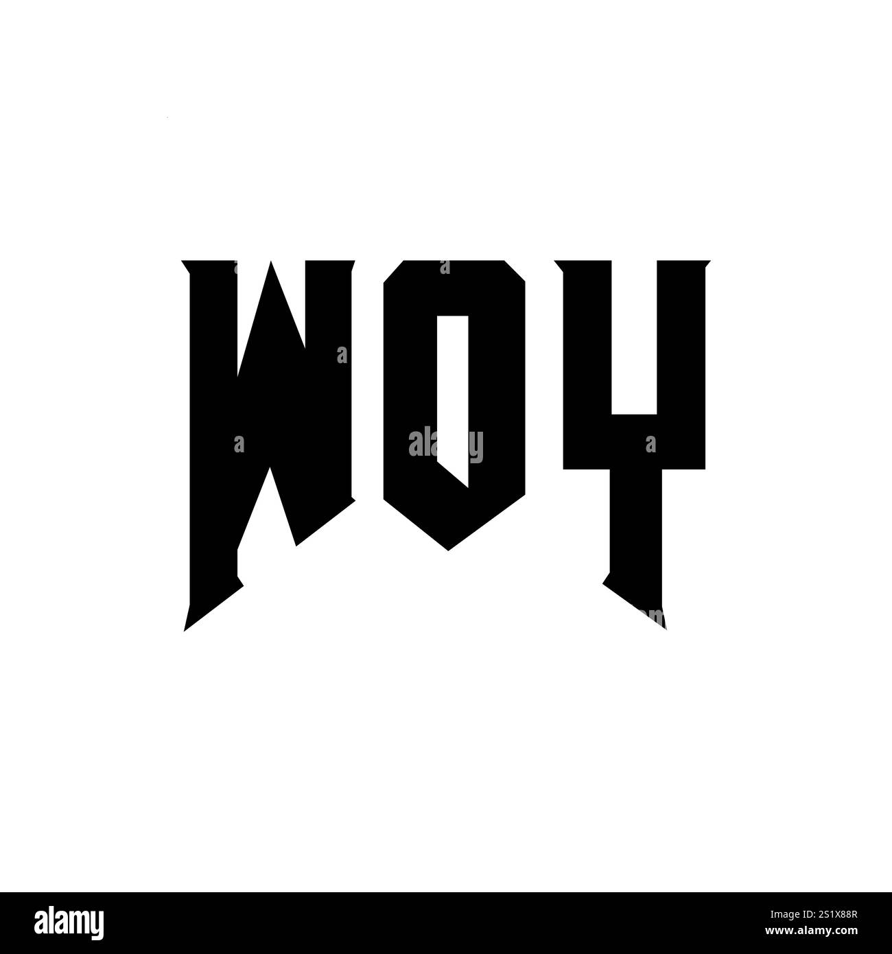 Woy logo design hi-res stock photography and images - Alamy