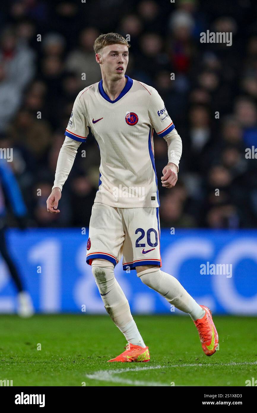London, UK. 04th Jan, 2025. Chelsea forward Cole Palmer (20) during the ...
