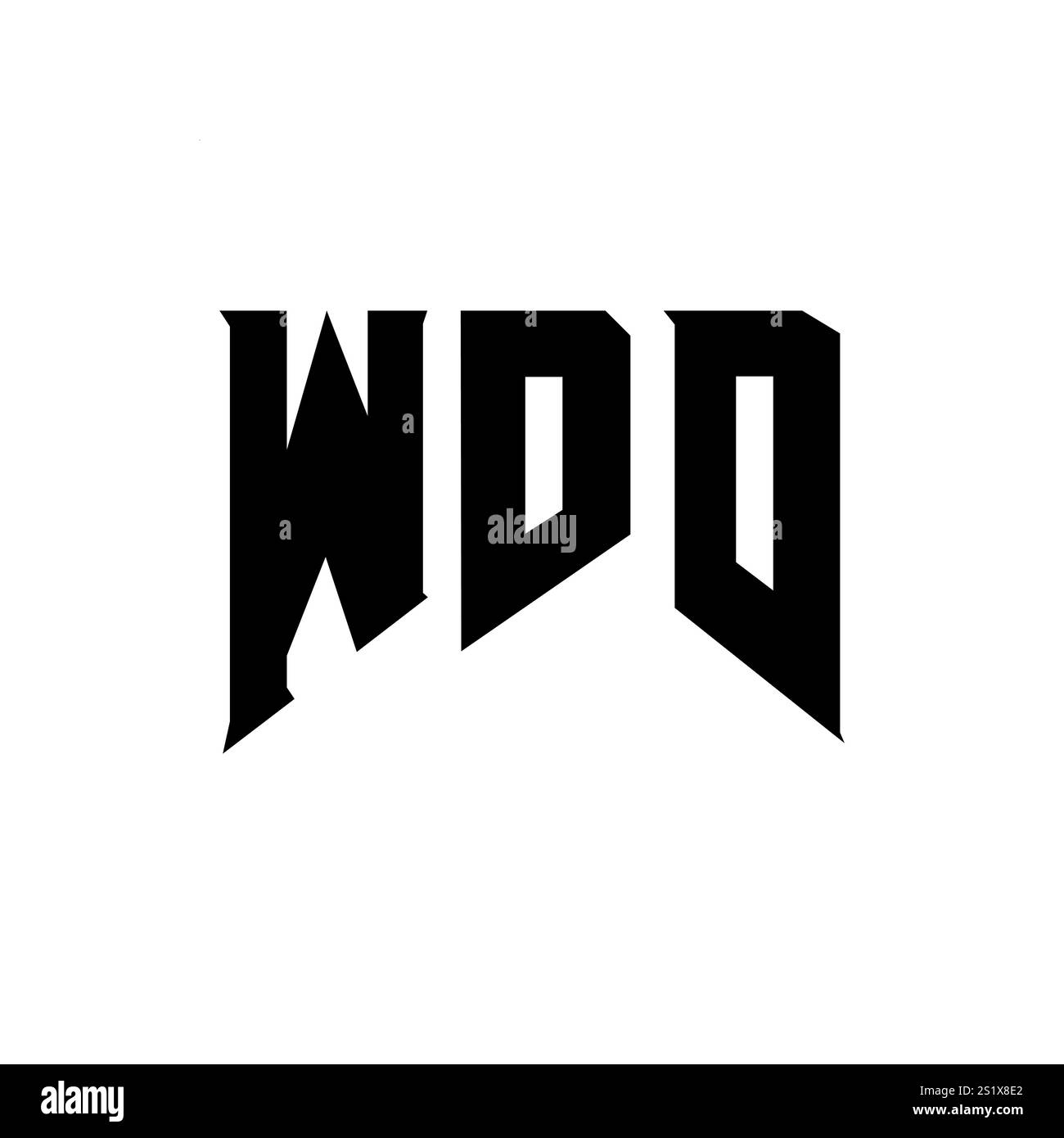 WDD letter logo design for technology company. WDD logo design black ...