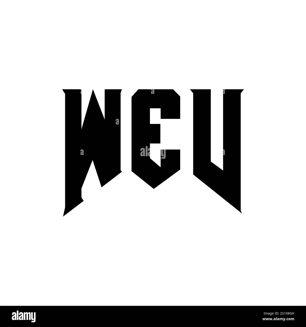 WEV letter logo design for technology company. WEV logo design black ...