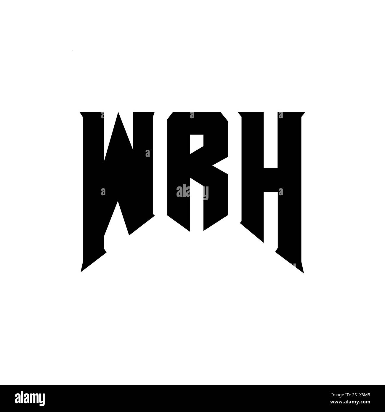 Wrh logo design hi-res stock photography and images - Alamy