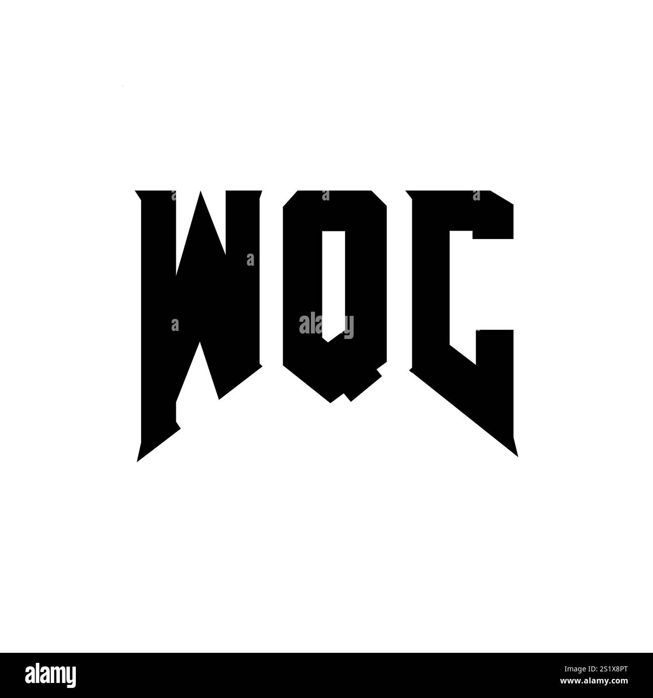 Wqc logo design hi-res stock photography and images - Alamy