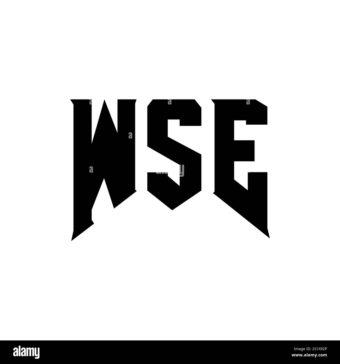 WSE letter logo design for technology company. WSE logo design black ...
