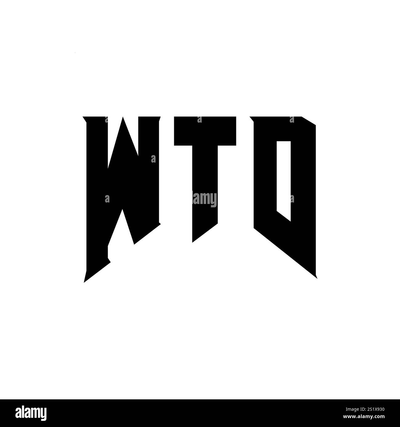 WTD letter logo design for technology company. WTD logo design black ...