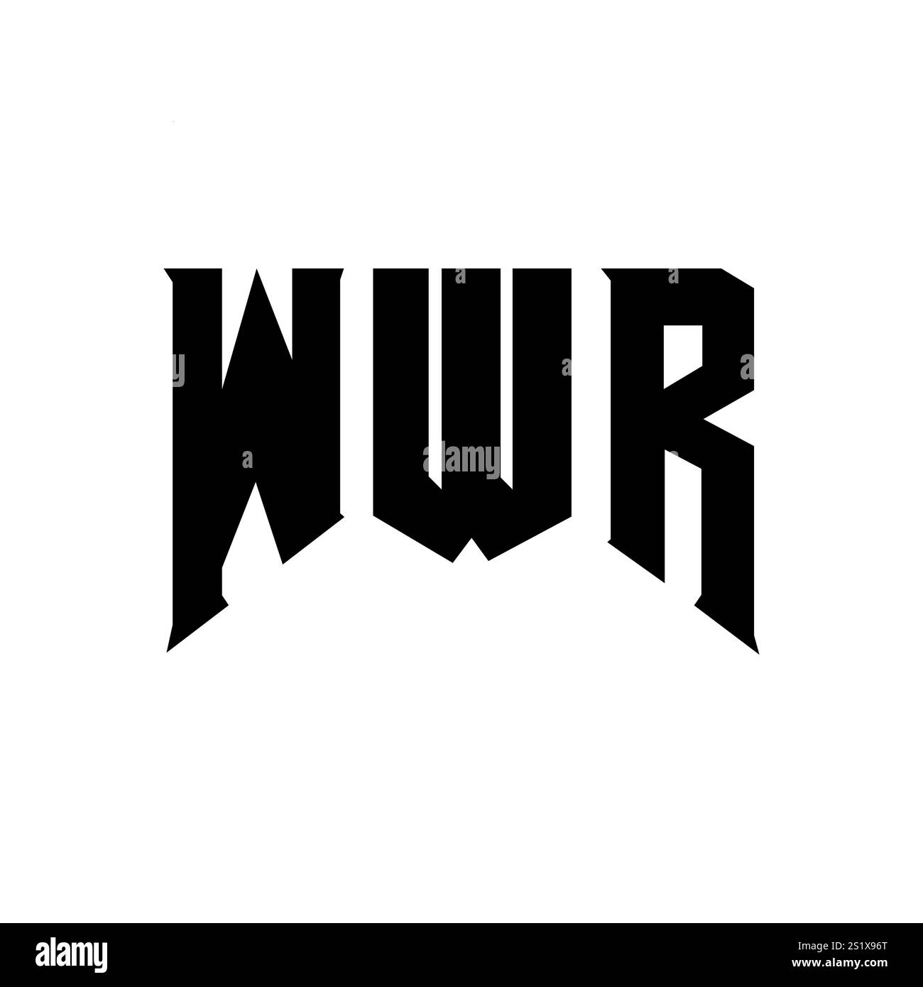 Wwr logo design hi-res stock photography and images - Alamy