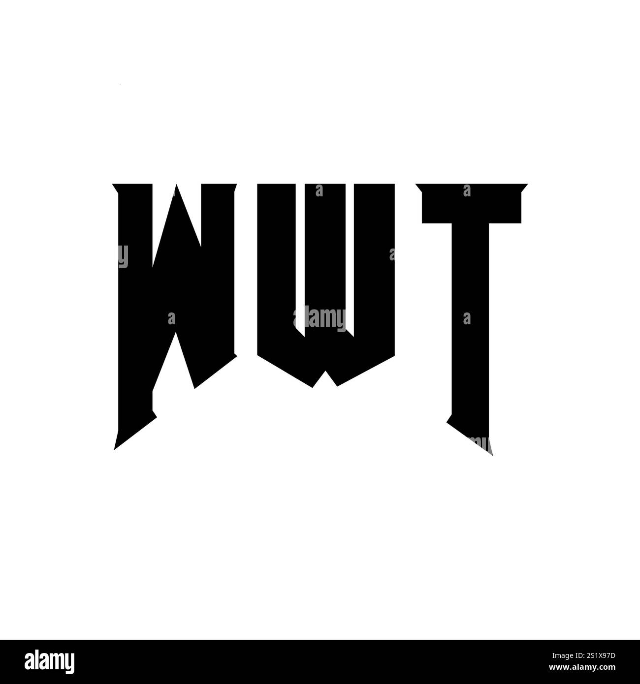 Wwt logo design Stock Vector Images - Alamy