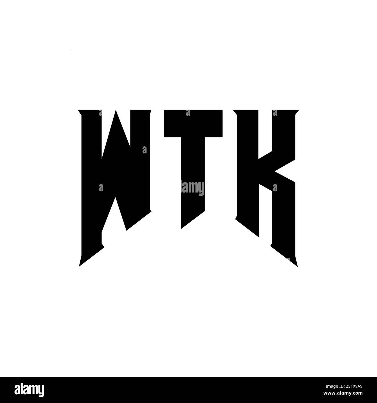 Wtk logo design hi-res stock photography and images - Alamy