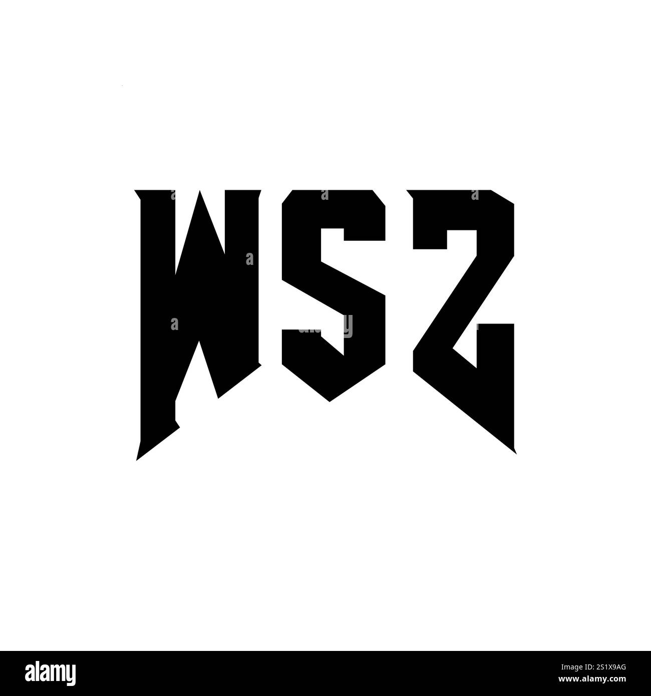 Wsz logo design hi-res stock photography and images - Alamy