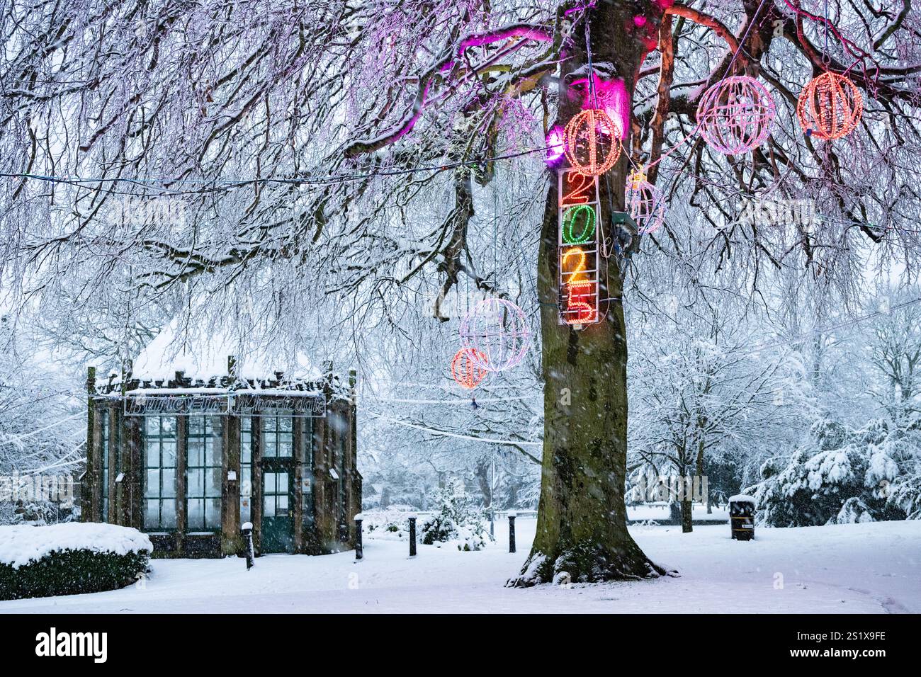 Burley in Wharfedale, Ilkley, West Yorkshire, UK. 5th Jan, 2025. UK ...