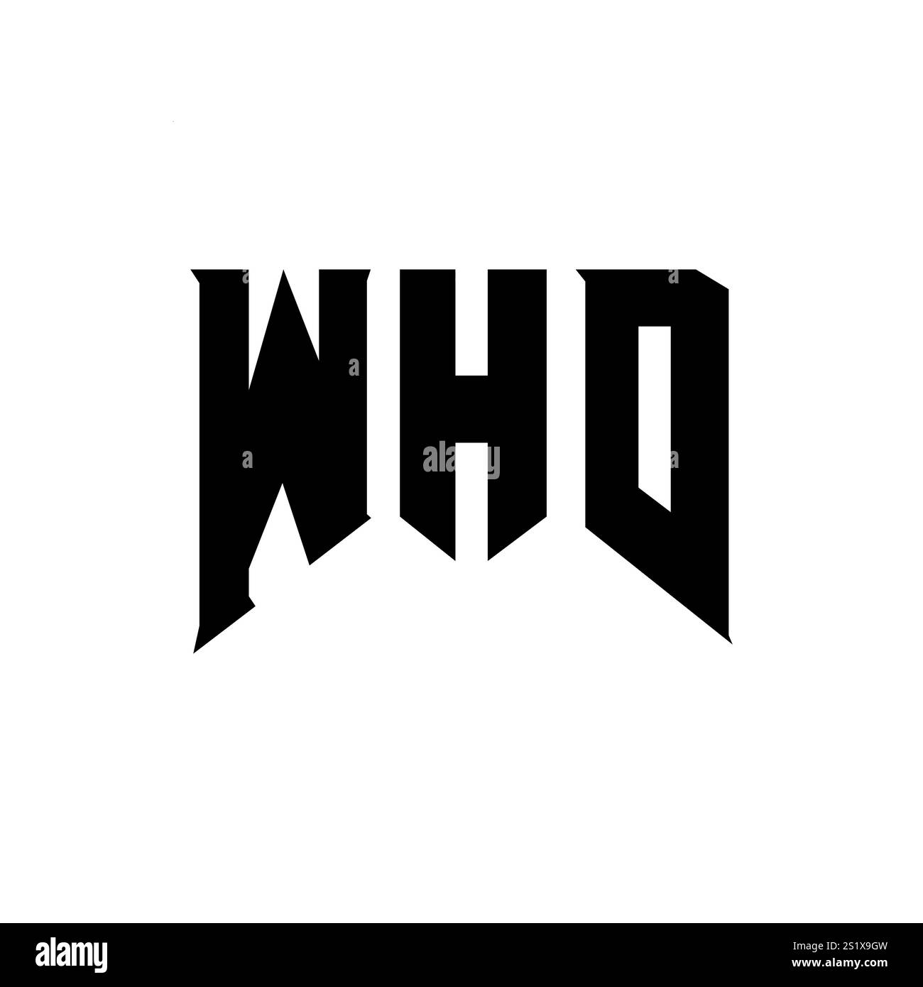 Whd logo design Stock Vector Images - Alamy