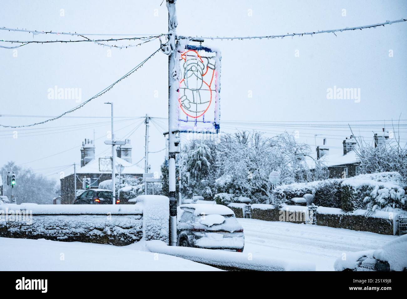 Burley in Wharfedale, Ilkley, West Yorkshire, UK. 5th Jan, 2025. UK ...