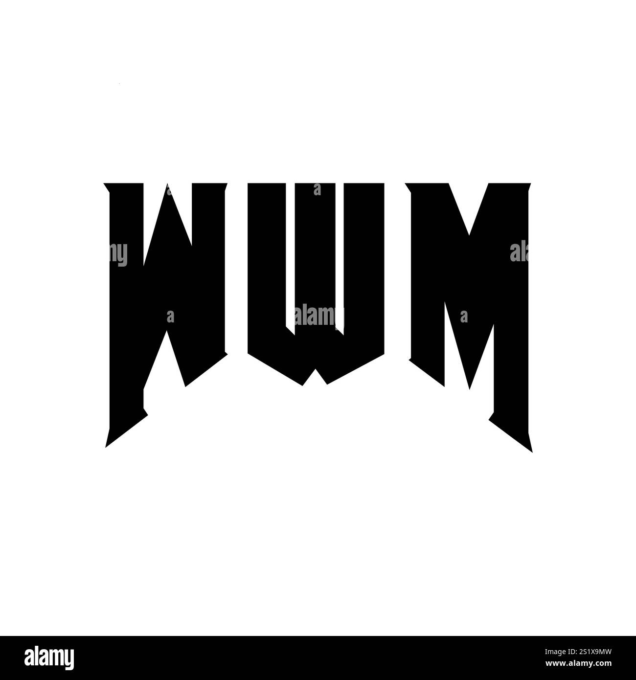 WWM letter logo design for technology company. WWM logo design black ...