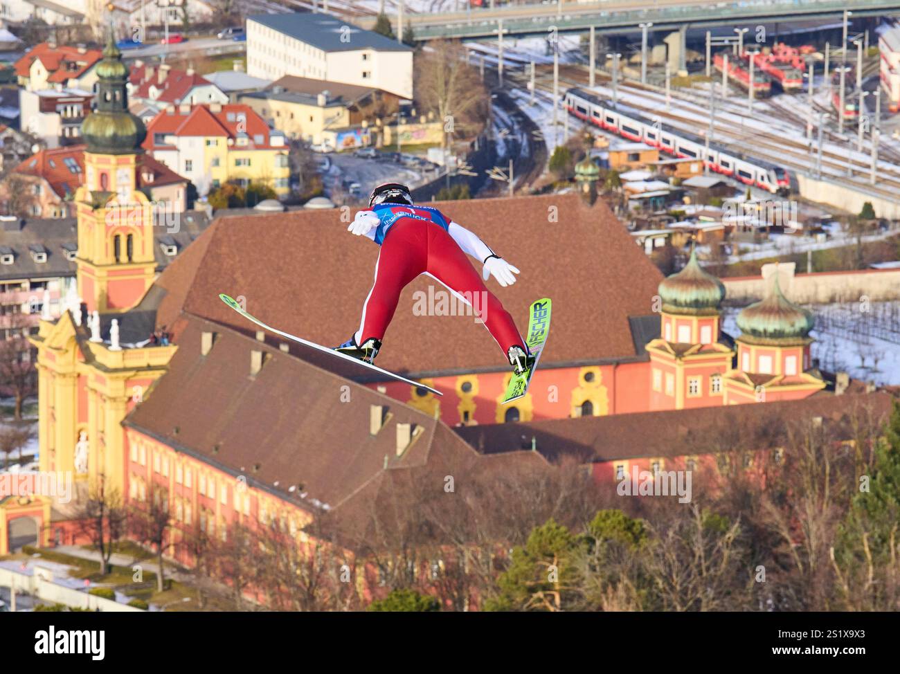 Innsbruck, Austria. 04th Jan, 2025. Jan Hoerl, Hoerl, AUT in flight ...