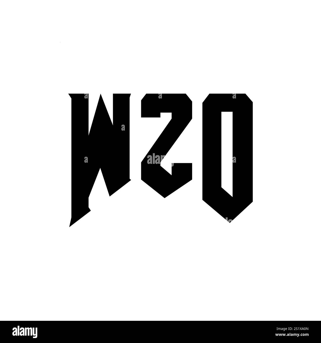 WZO letter logo design for technology company. WZO logo design black ...