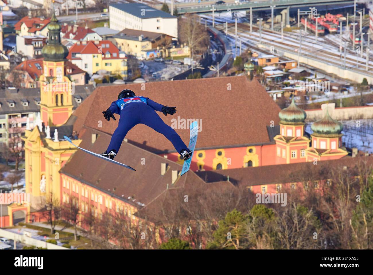 Innsbruck, Austria. 04th Jan, 2025. Philipp Raimund, GER in flight ...