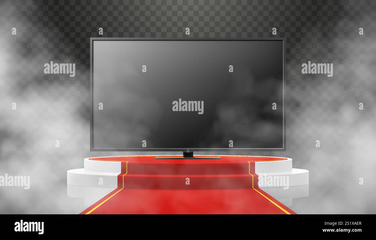Close up flat screen Stock Vector Images - Alamy