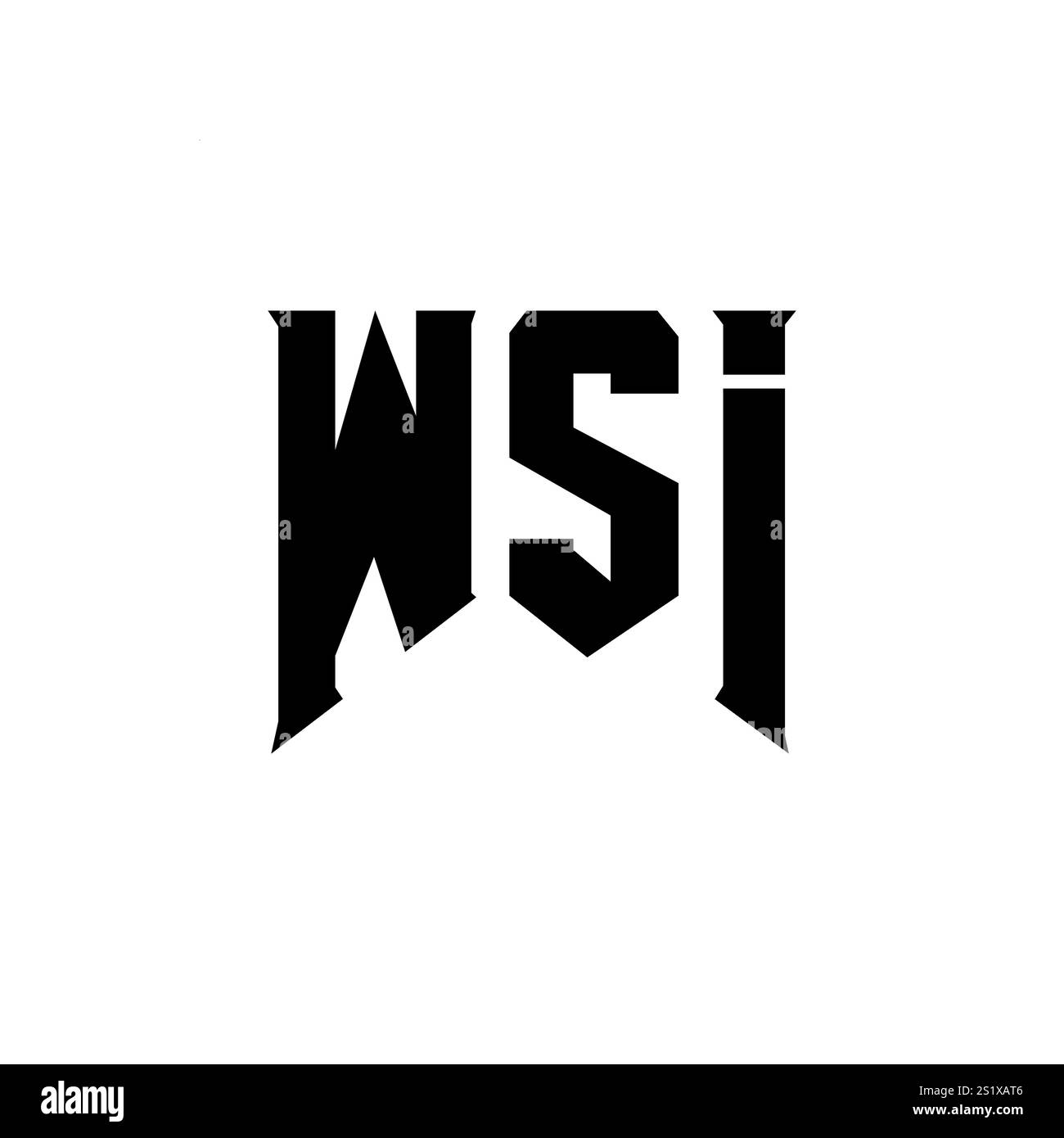 Wsi logo design hi-res stock photography and images - Alamy