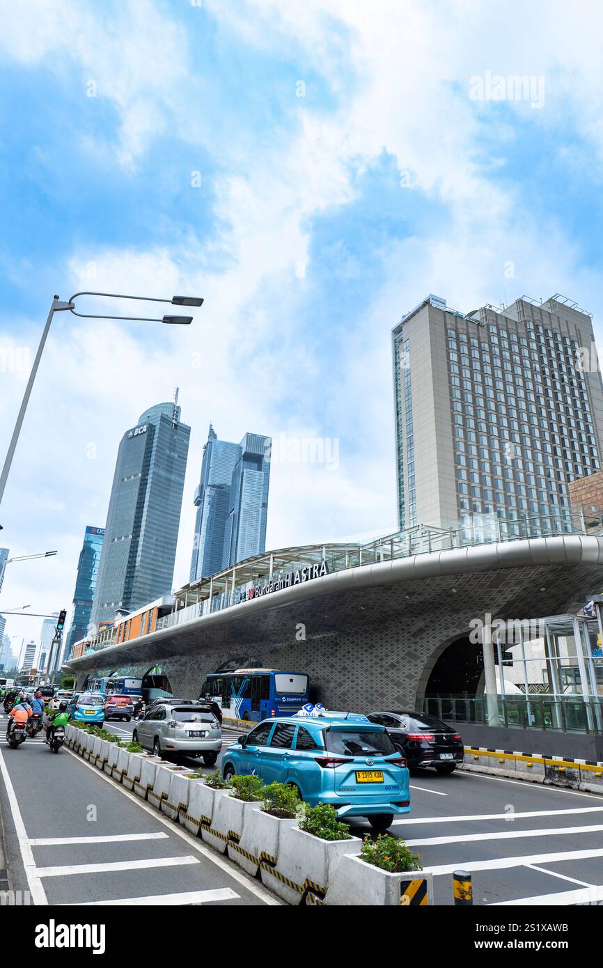 Jakarta, Indonesia - 03.05.2024: Jakarta MRT metro train station in ...