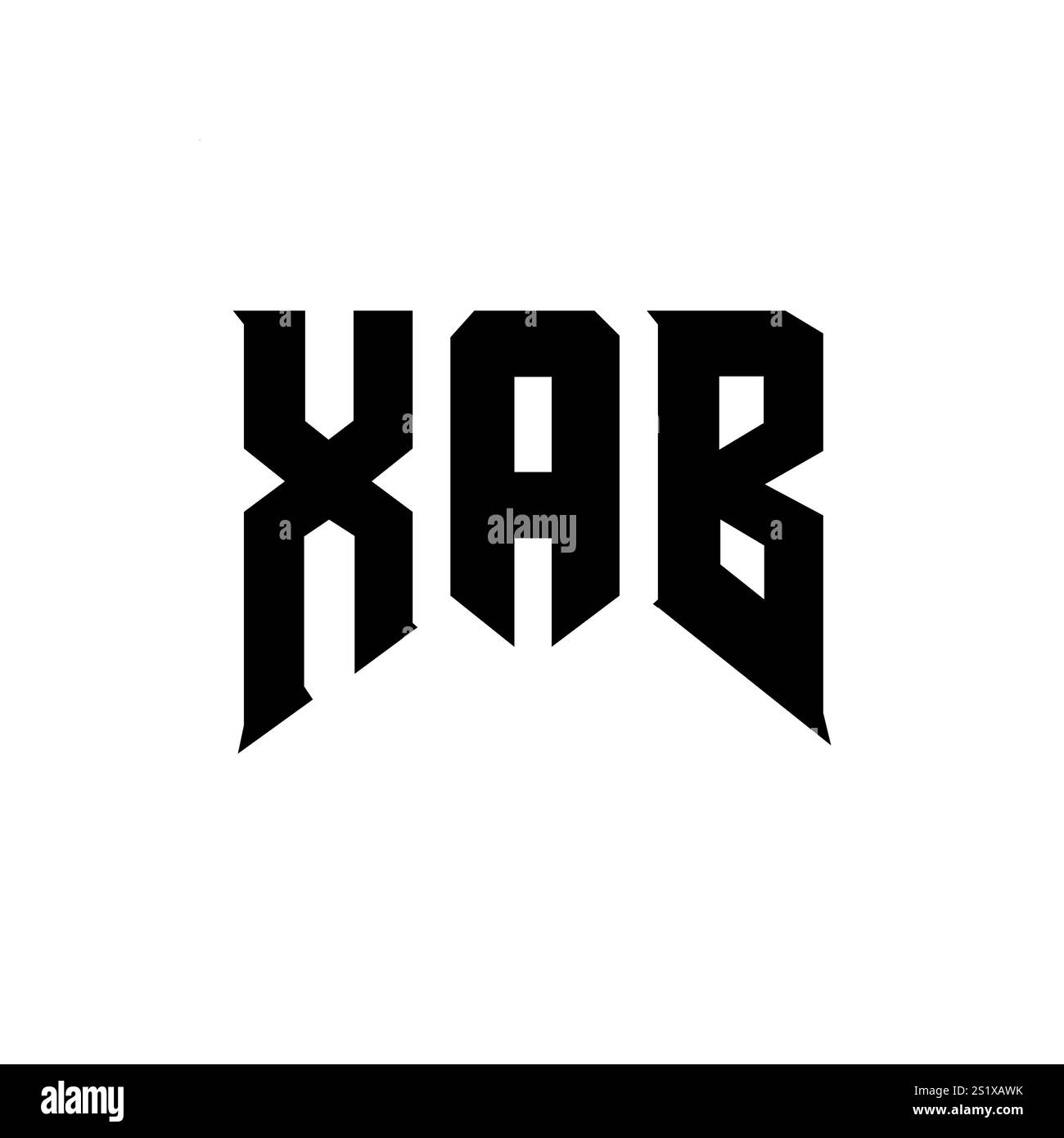 Xab logo design hi-res stock photography and images - Alamy