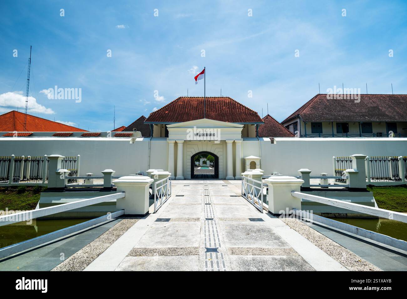Fort Vredeburg in Yogyakarta, Indonesia. Vredeburg was a former ...