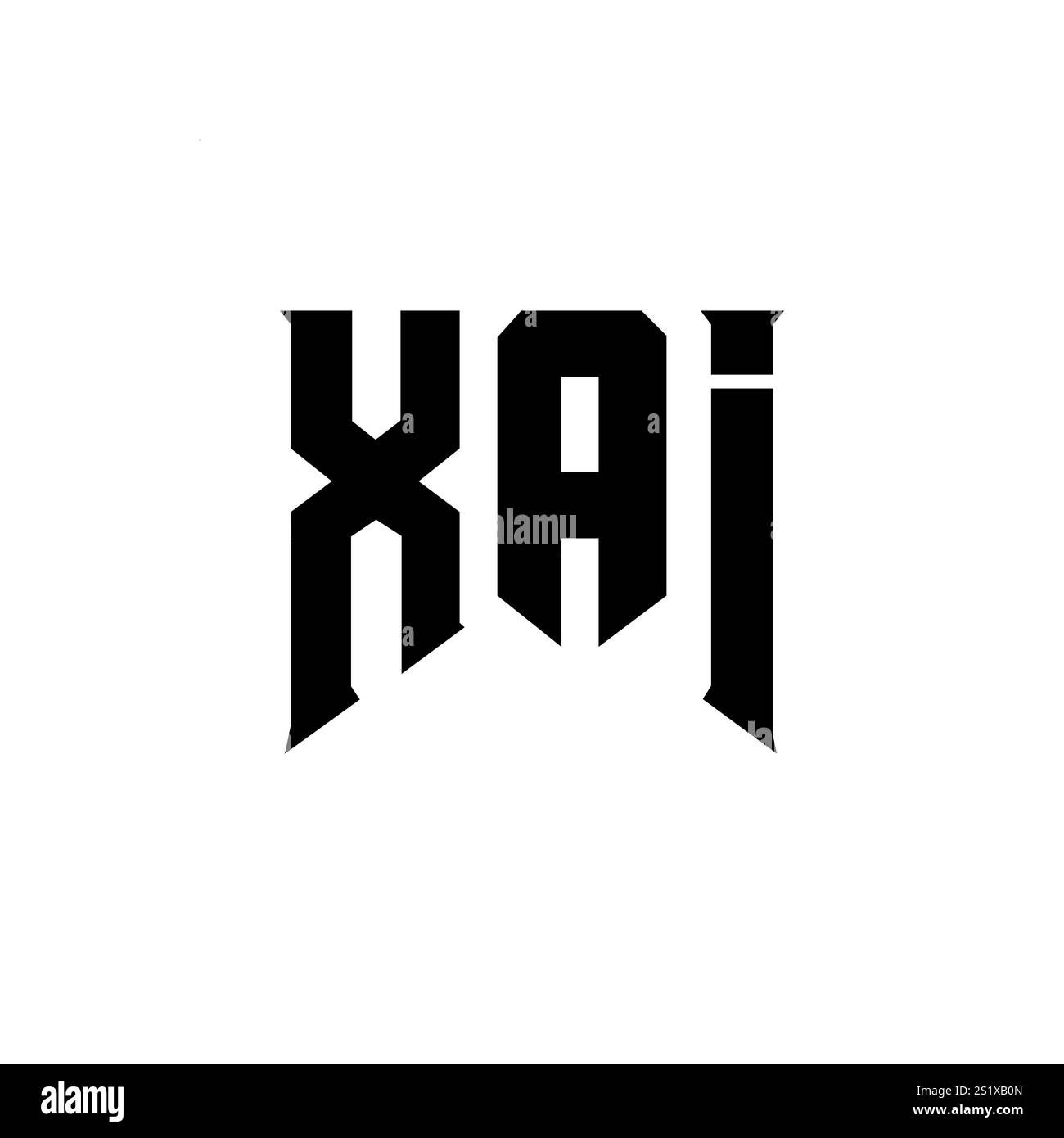 XAI letter logo design for technology company. XAI logo design black ...