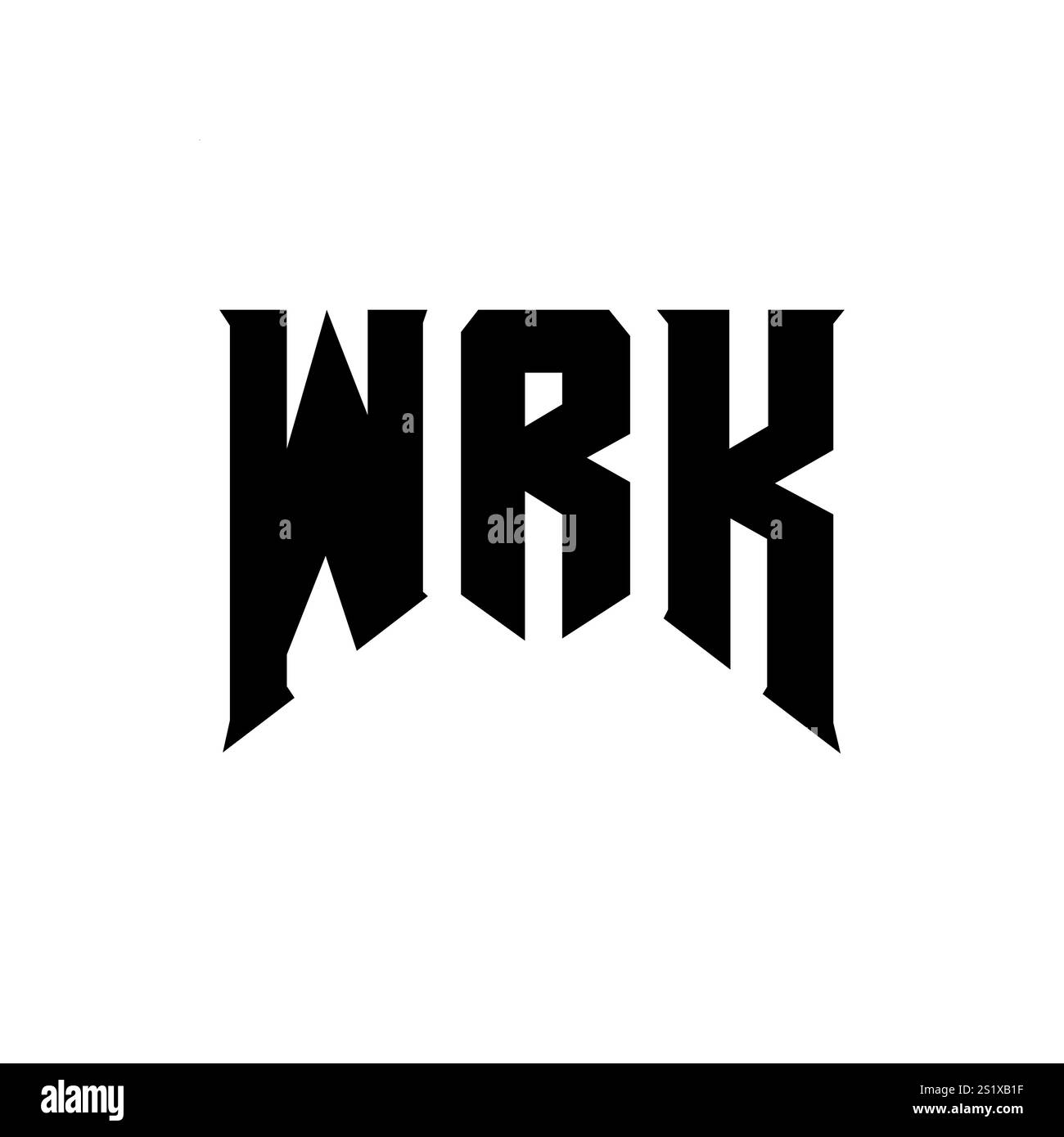 Wrk business company logo Stock Vector Images - Alamy