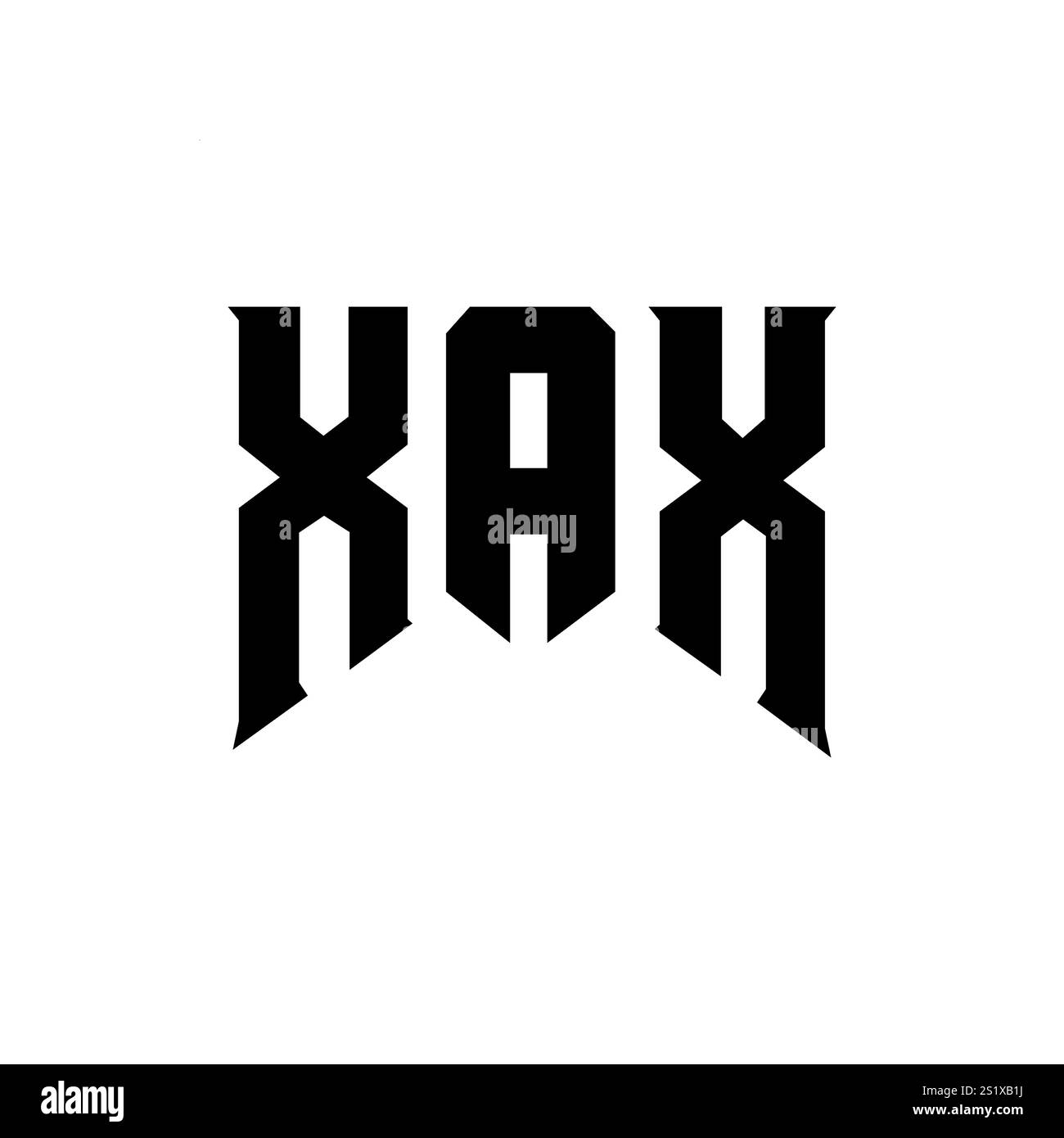 Xax logo design hi-res stock photography and images - Alamy