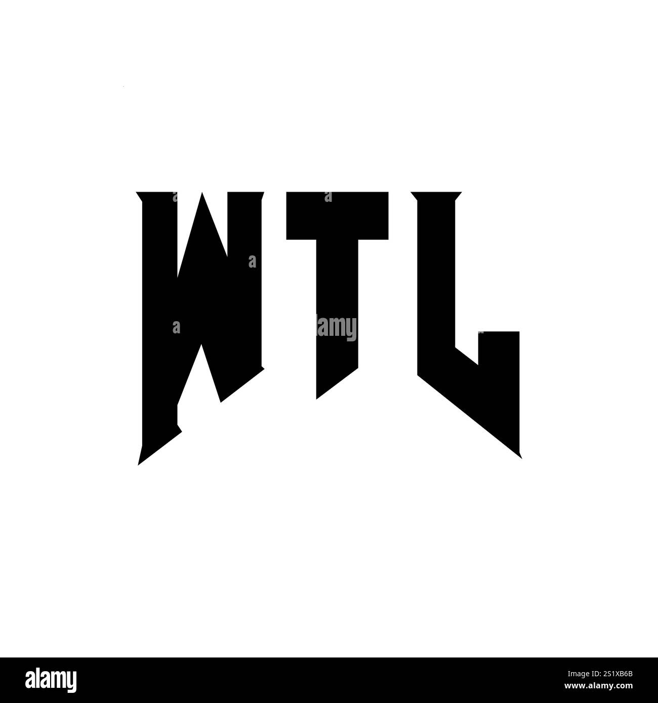Wtl logo design hi-res stock photography and images - Alamy