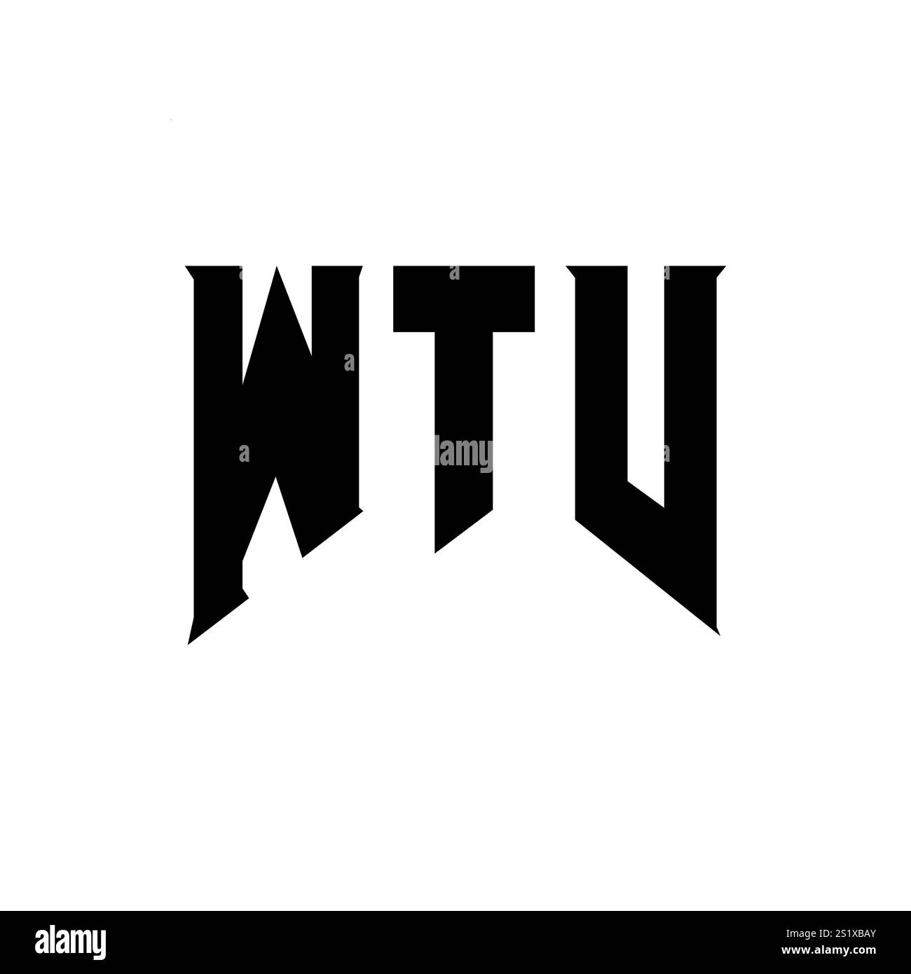 WTV letter logo design for technology company. WTV logo design black ...