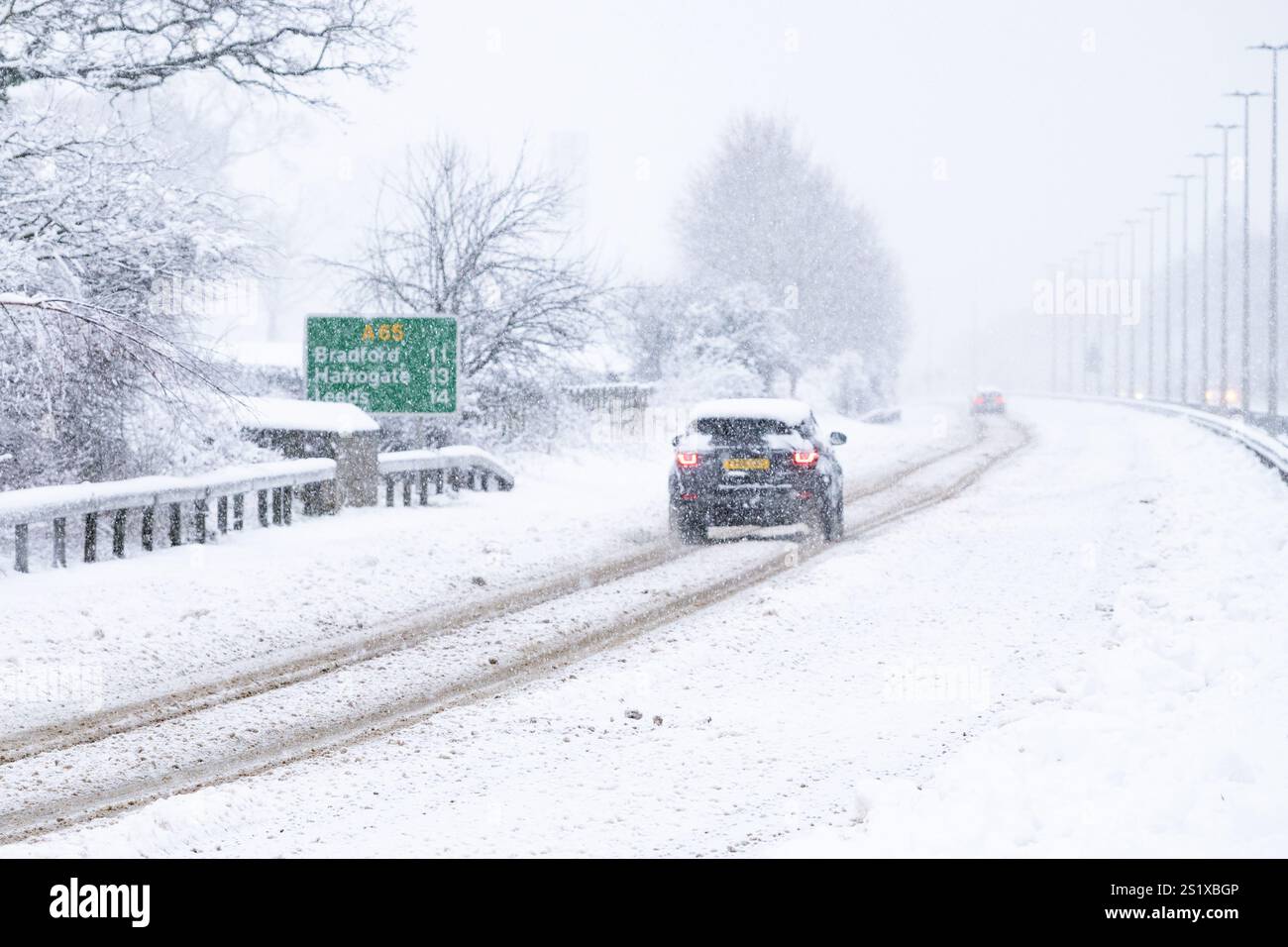 Burley in Wharfedale, Ilkley, West Yorkshire, UK. 5th Jan, 2025. UK ...