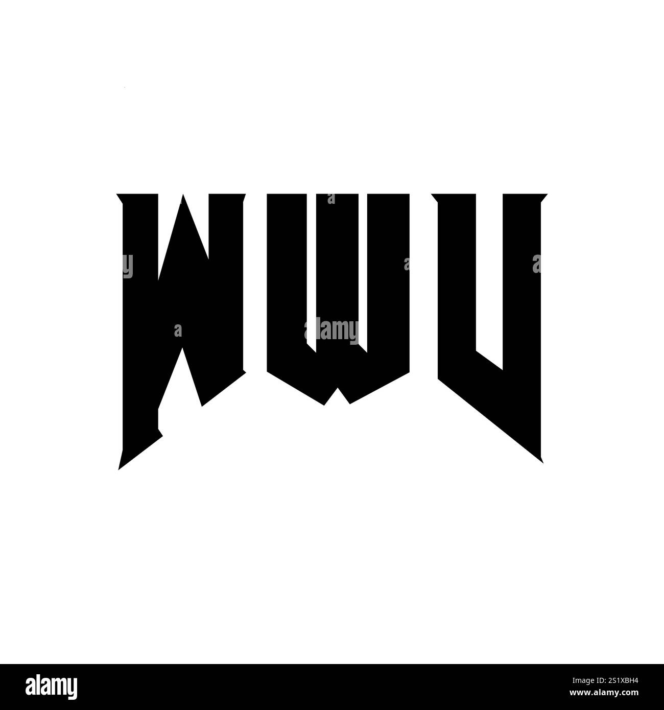 Wwv logo design hi-res stock photography and images - Alamy