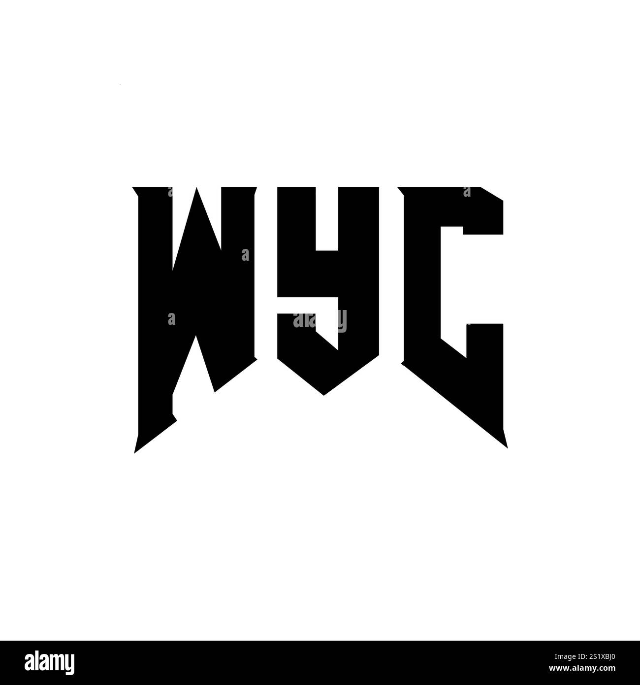 Wyc logo design Stock Vector Images - Alamy